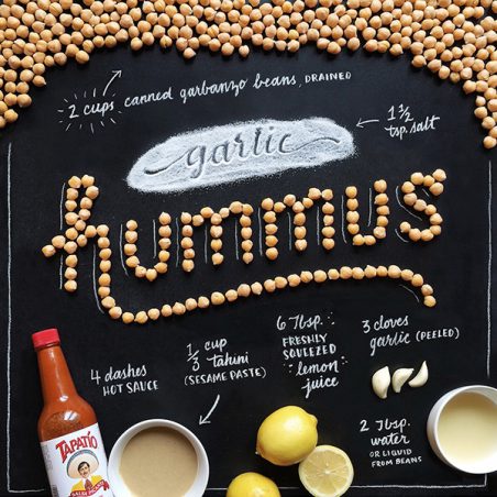 Food lettering, de Becca Clason | Experimenta