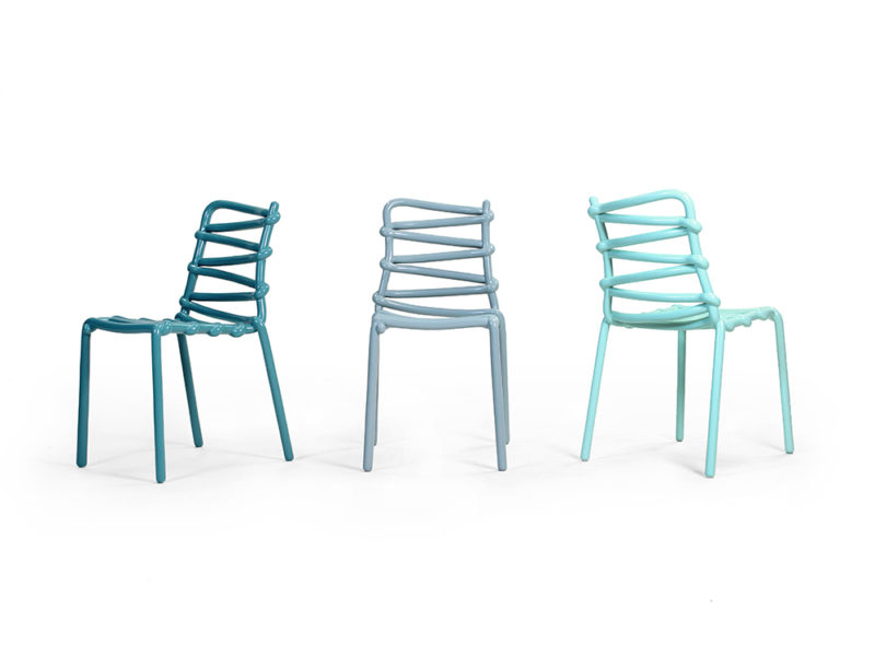 Silla Loop, por Markus Johansson. La imprevisibilidad del pensamiento ...