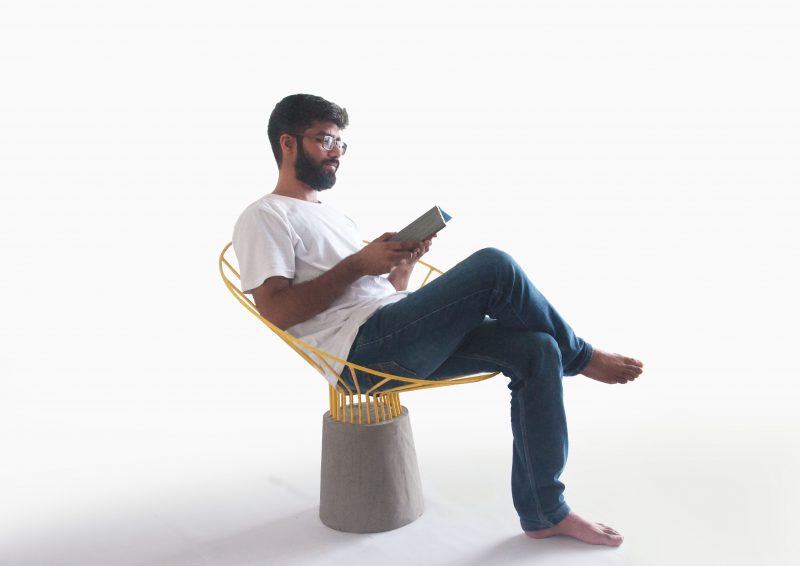 Reo Chair, la silla de acero y hormigón de Fifth Column | Experimenta