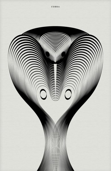 Animals in Moiré, las ilustraciones de Andrea Minini | Experimenta