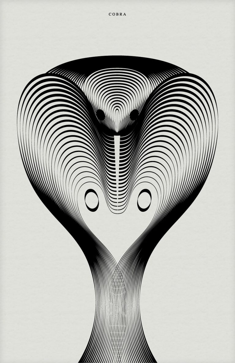 Animals in Moiré, las ilustraciones de Andrea Minini | Experimenta