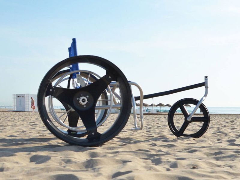 Diseño inclusivo: SandRoller, la silla de ruedas de playa diseñada por ...