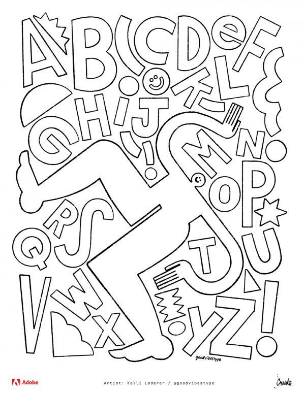 Adobe Coloring Book: las ilustraciones para colorear de descargas ...