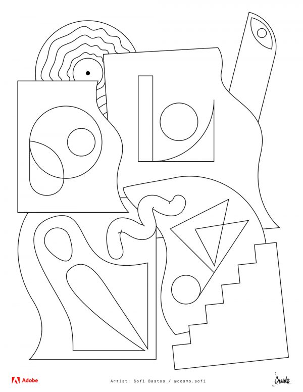 Adobe Coloring Book: las ilustraciones para colorear de descargas ...