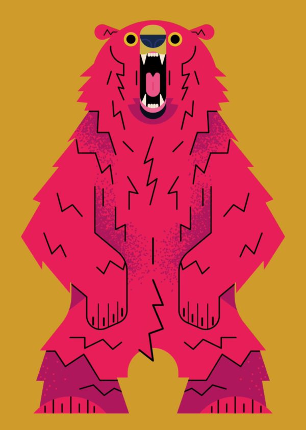 La ilustración «animalista» de George Tonks. Geometría, color y ...