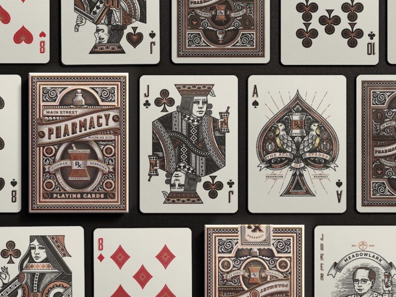 Meadowlark, la espectacular baraja de naipes estilo francés Russ Gray ...